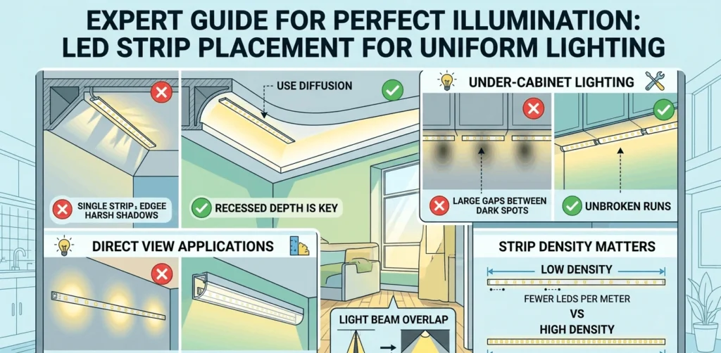 LED Strip Placement for Uniform Lighting: Expert Guide for Perfect ...
